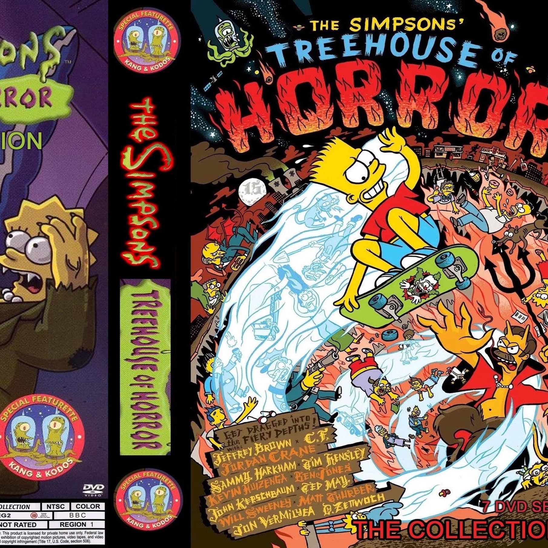 The Simpsons Treehouse Of Horror Dvd Set Etsy