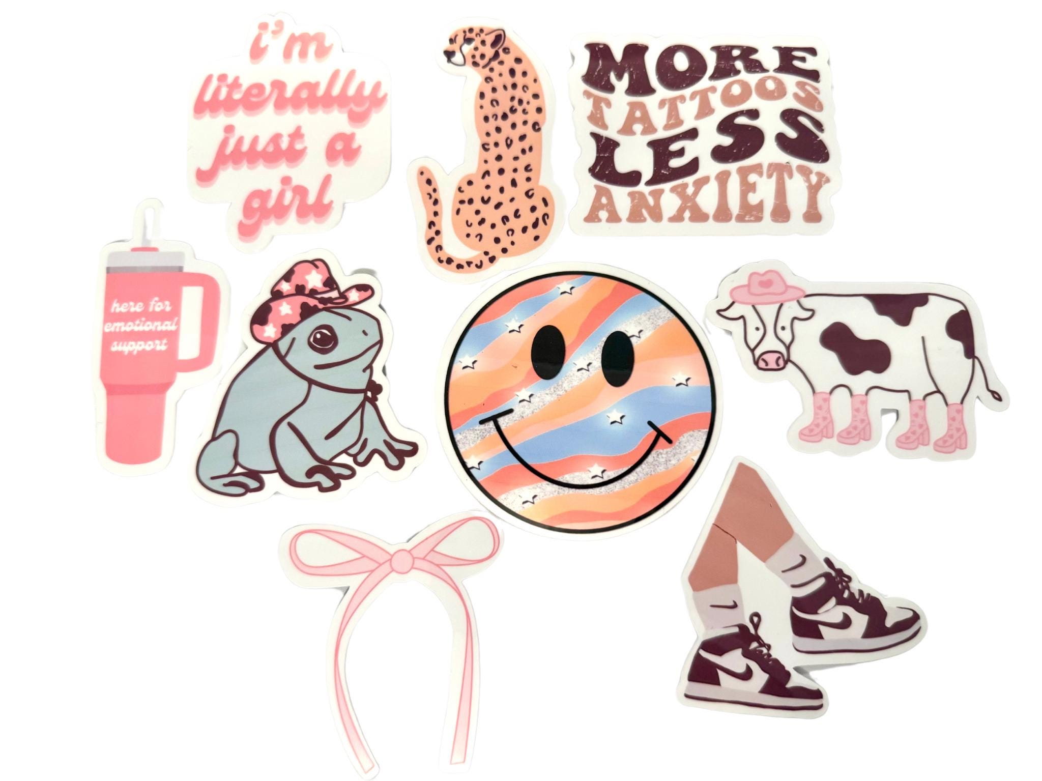 Preppy Sticker Pack - Etsy