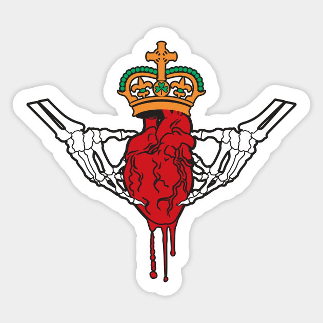 Gothic Claddagh Cross Stitch Pattern - Etsy