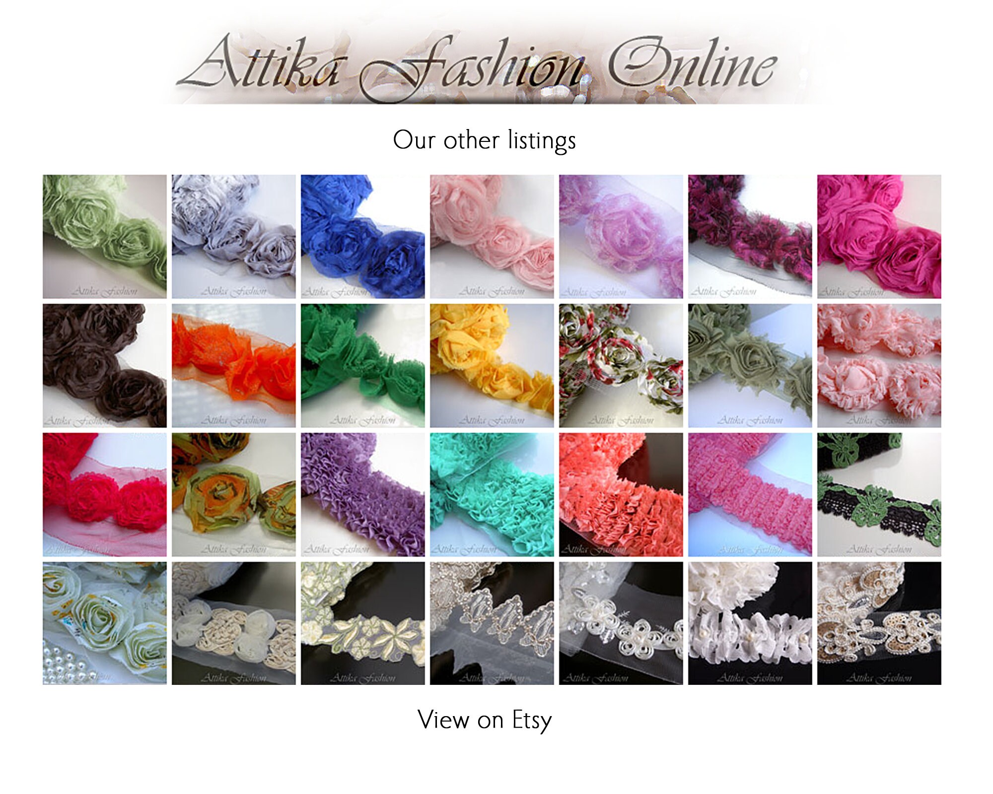 Lavender CHIFFON Mesh Frayed LACE TRIM 1y 12 Large Flower Appliques ...