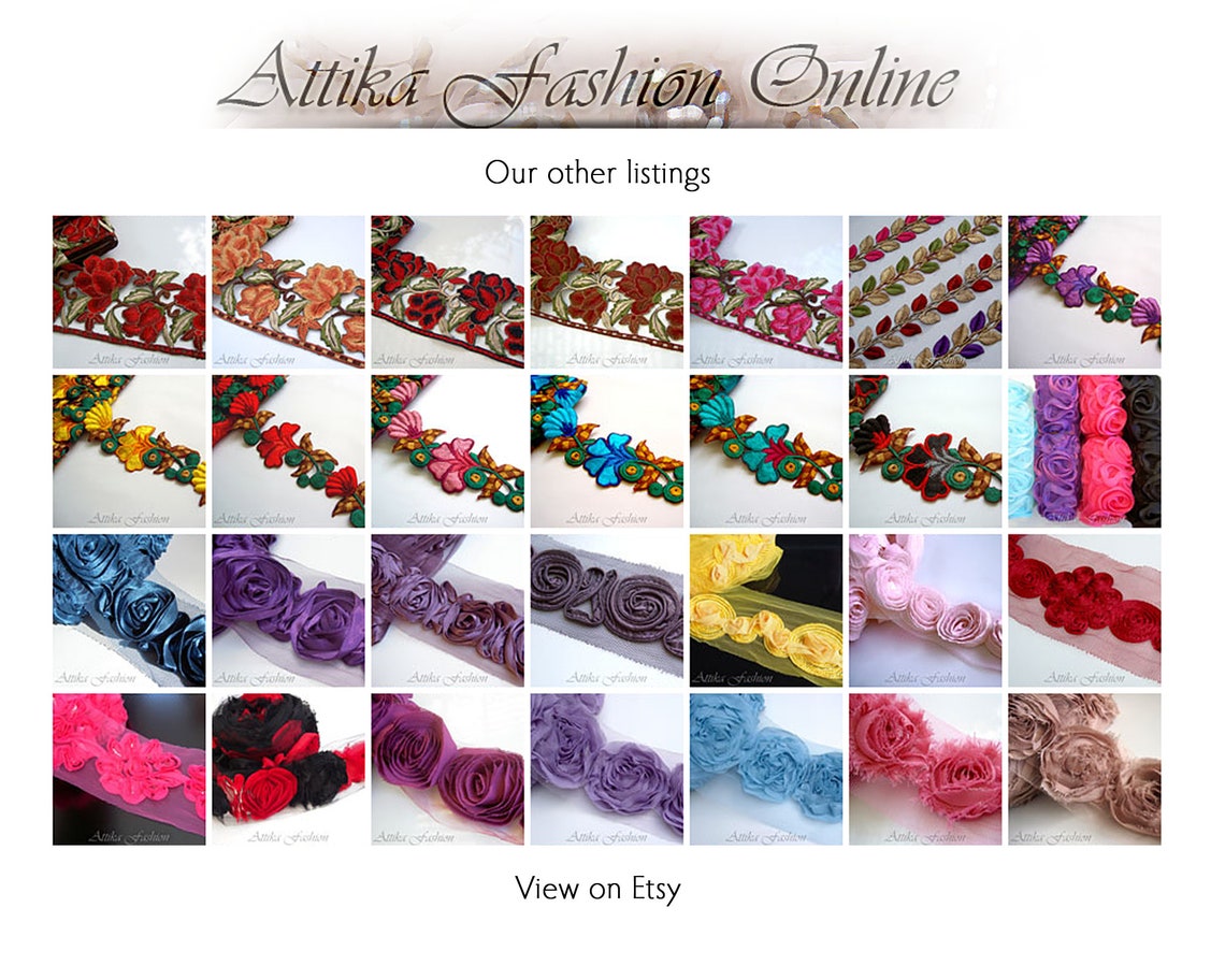 Lavender CHIFFON Mesh Frayed LACE TRIM 1y 12 Large Flower | Etsy