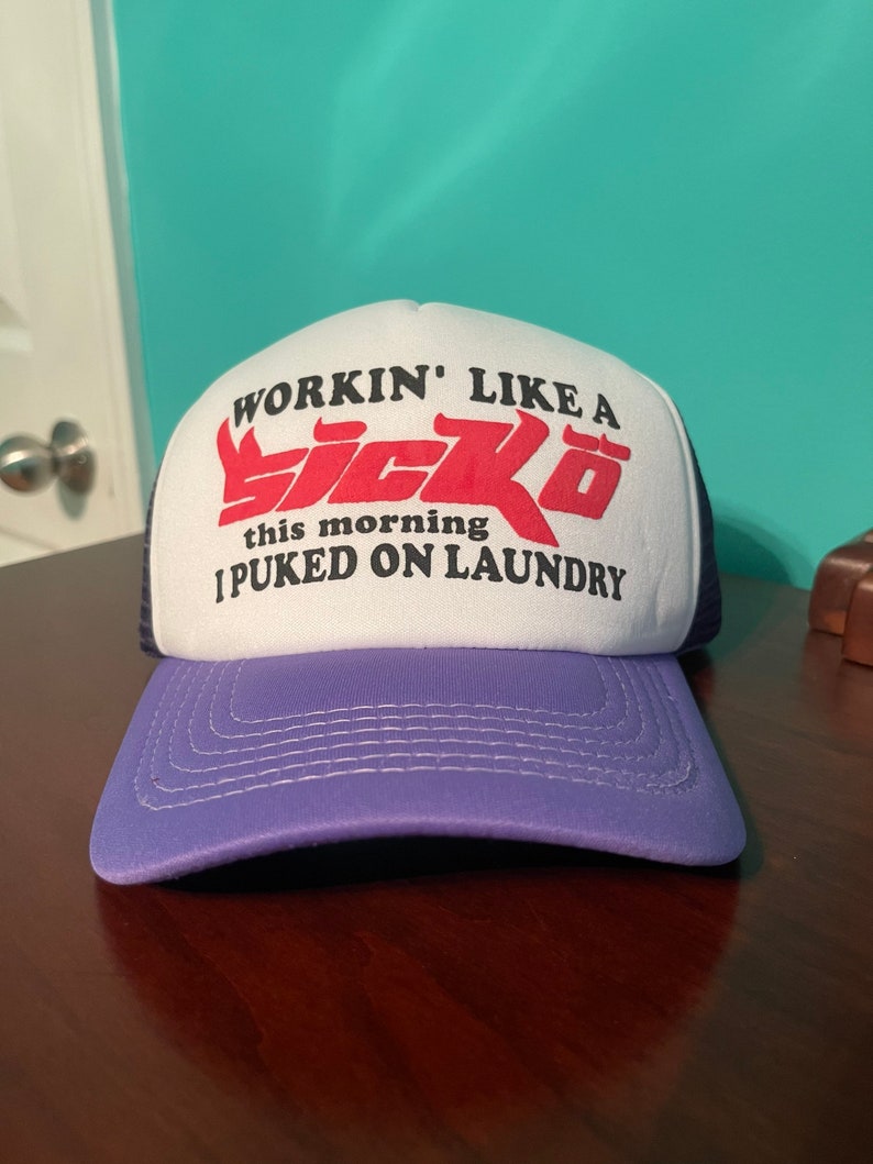 Sicko Born From Pain Trucker Hat - Etsy