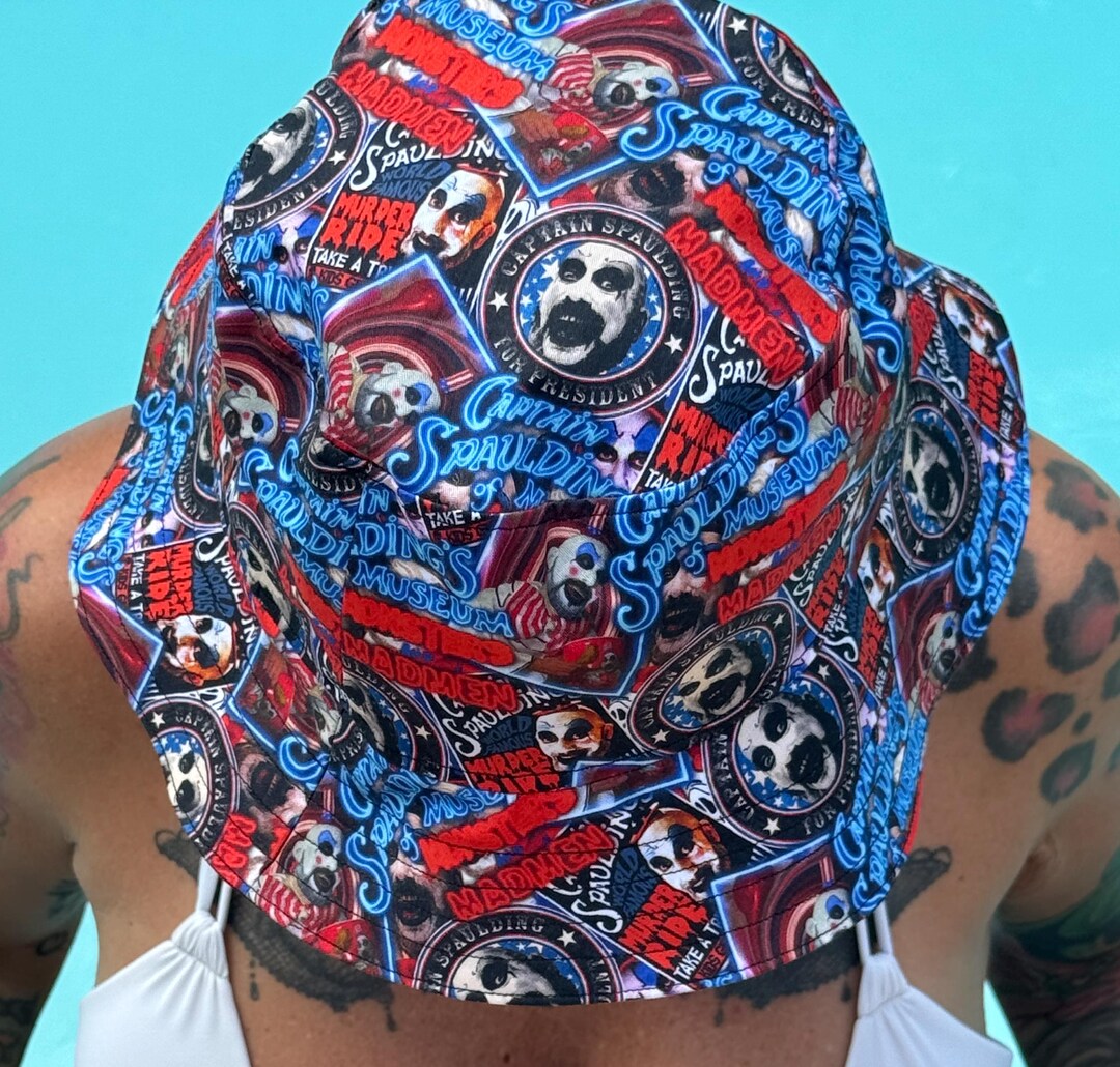 Captain Spaulding Bucket Hat, Rob Zombie Inspired, House of 1000 ...