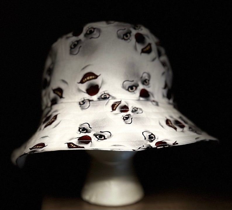PENNYWISE Hat, Stephen King, IT, Handmade Reversible Bucket Hat, Killer ...