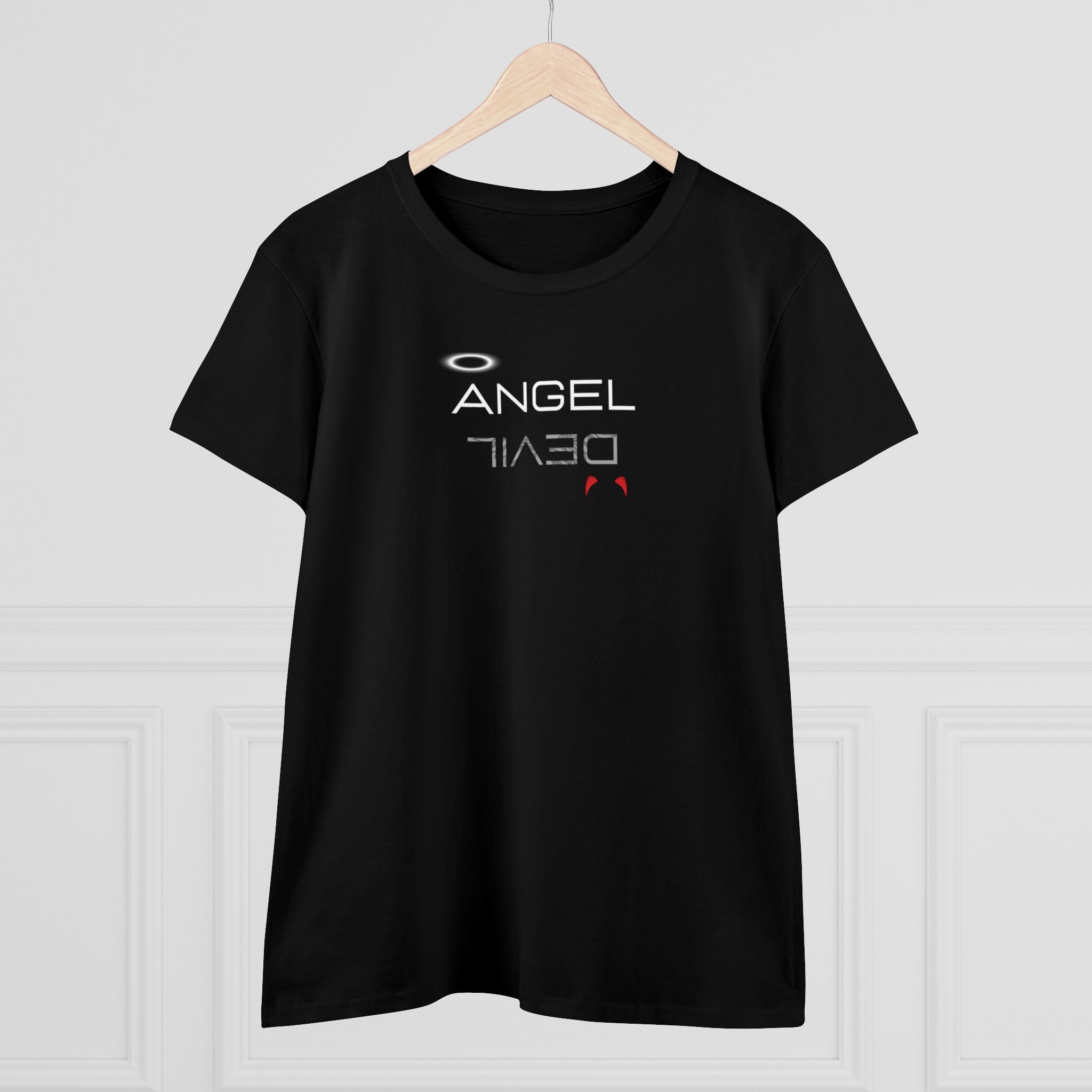 Angel Devil Shirt, Angel Wings, Devil Horns, Halo Crown, Bad Girl Club ...
