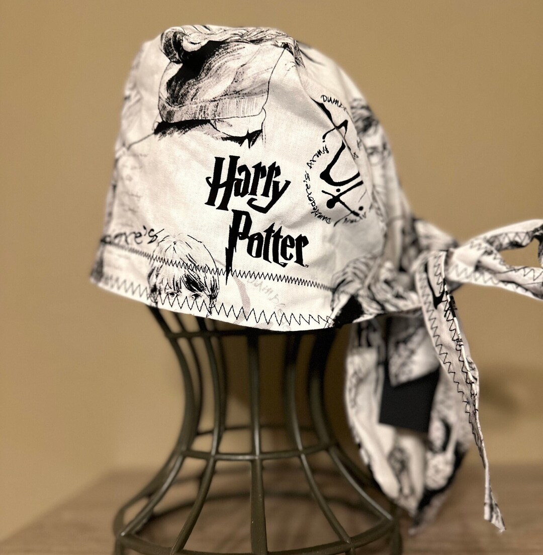 HARRY POTTER Scrub Cap Harry Potter Cap Scrub Harry Potter - Etsy