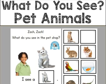Farm Animals What Do You See Adapted Book | Special Education Real ...