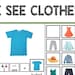 Clothes I SEE Adapted Interactive Book | Easy Reader | Special ...