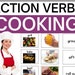 ESL Flashcards Action Verbs Cooking Photo Picture Cards ELL SPED - Etsy
