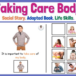Taking Care of My Body Social Story | Special Education | Daily Living ...