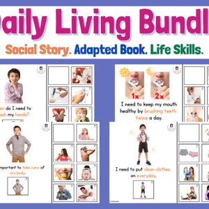 Daily Living Bundle Social Stories | Special Education | Daily Living ...