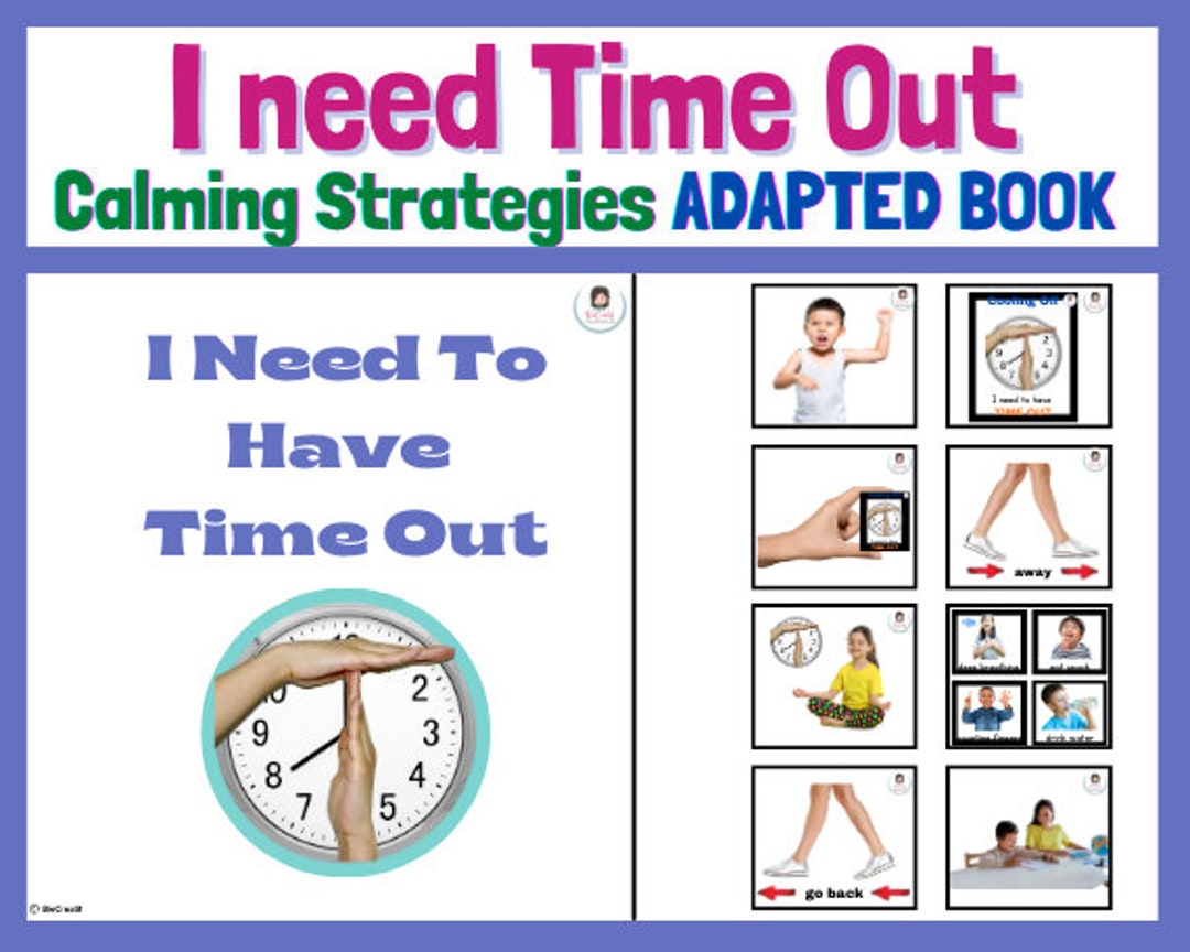I Need to Have Time Out | Social Story | Adapted Book | Special ...