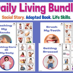 Daily Living Bundle Social Stories | Special Education | Daily Living ...