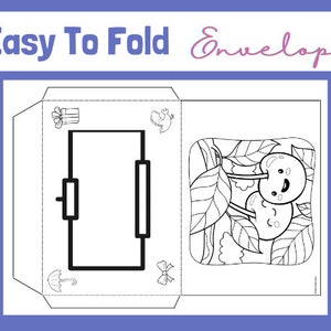Printable Thank You Teacher Colour in Card and Envelope, Happy Teacher ...