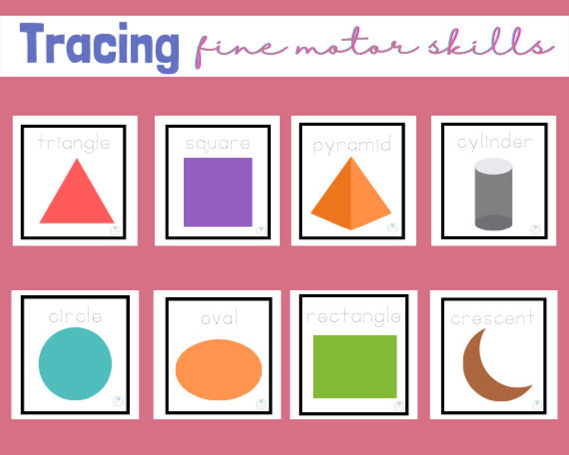 Shapes Task Cards 2D & 3D Shapes Vocabulary, Matching, Reading, Writing ...