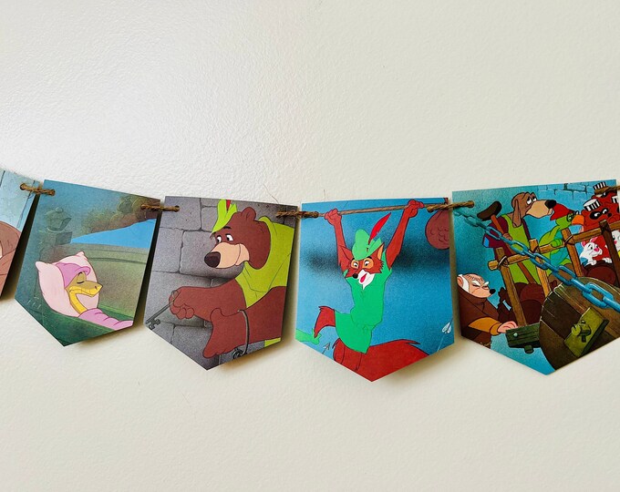 Robin Hood Book Banner, Robin Hood Banner, Robin Hood Birthday Party ...