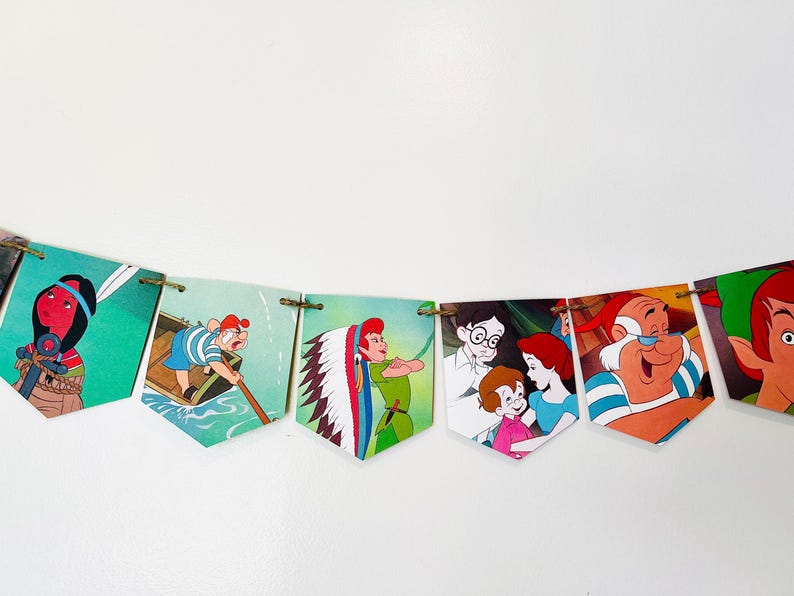 Peter Pan Banner, Peter Pan Book Banner, Peter Pan Party Decorations ...