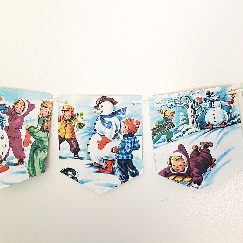 Snowman Banner - Etsy