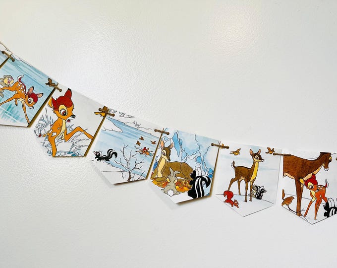 Bambi Banner, Bambi Party Decorations, Bambi Baby Shower Decor, Bambi ...
