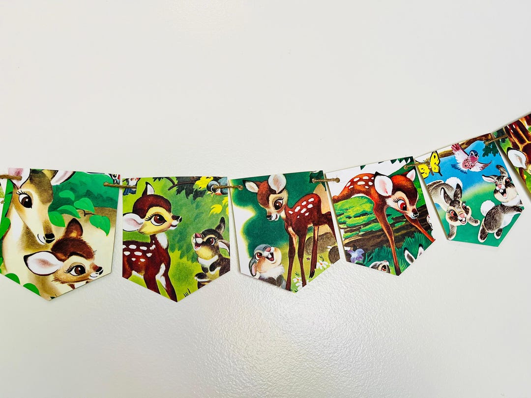 Bambi Banner, Bambi Party Decorations, Bambi Baby Shower Decor, Bambi ...