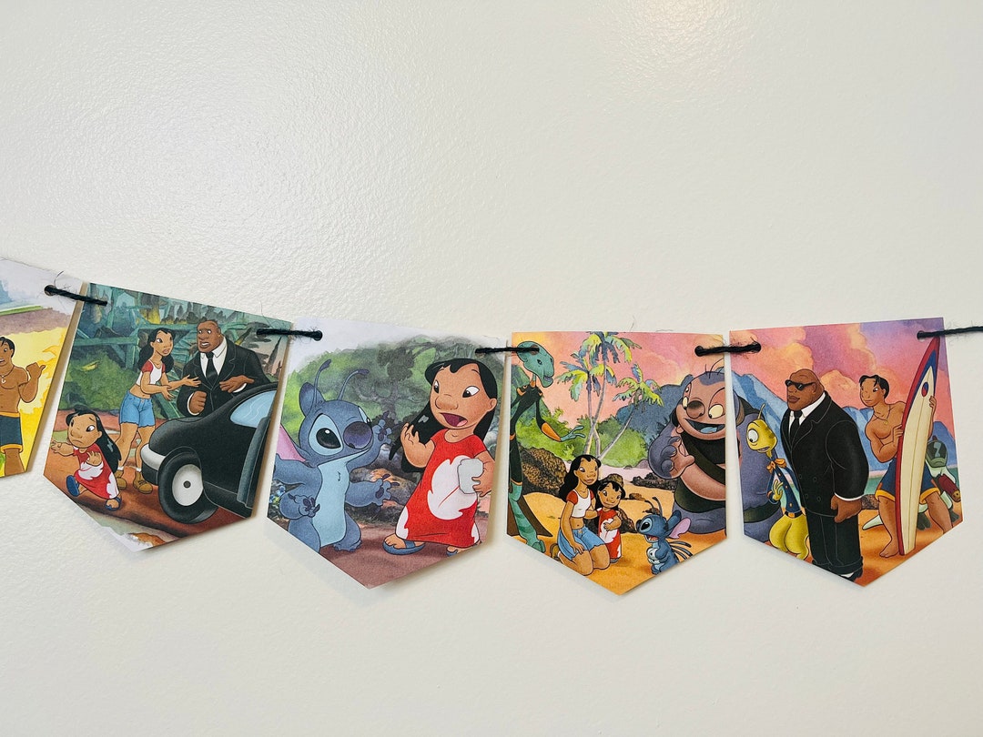 Lilo and Stitch Book Banner, Lilo and Stitch Birthday Decor, Lilo and ...