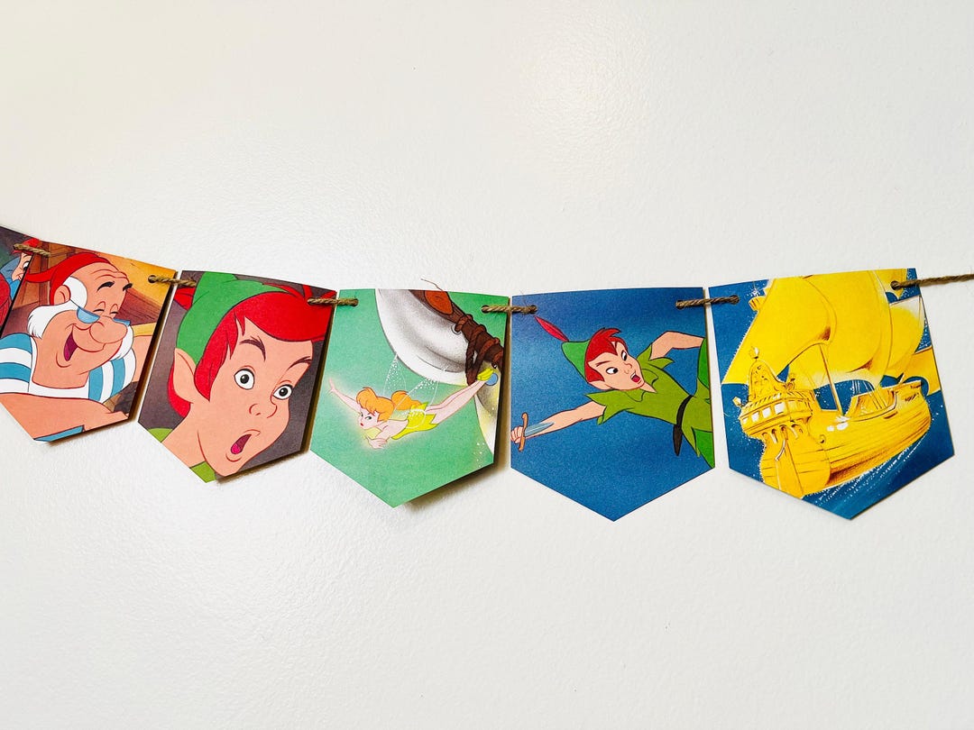 Peter Pan Banner, Peter Pan Book Banner, Peter Pan Party Decorations ...