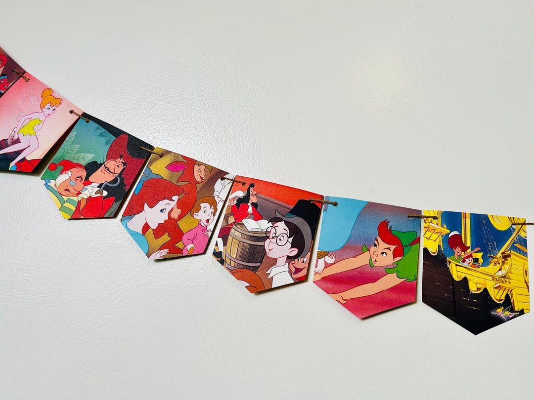 Peter Pan Banner, Peter Pan Party Decor, Peter Pan Birthday Decor ...