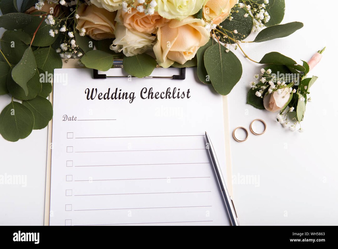 34 Jewelry Selection Wedding Checklist Printable Wedding Day Checklist ...