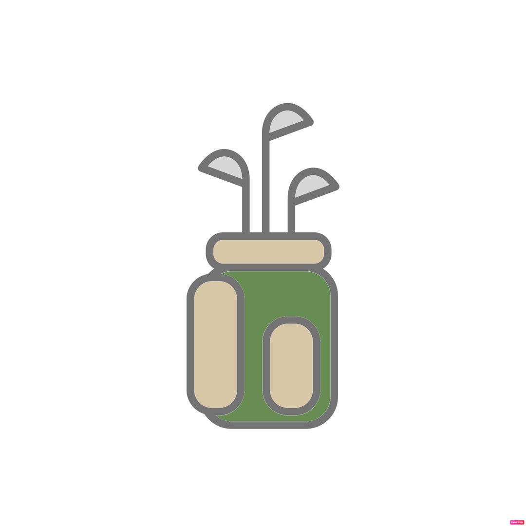 Golf Bag Cookie Cutter STLS Digital Downloads for Cookie - Etsy