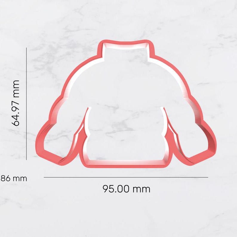 Puffer Jacket Cookie Cutter STL File, 3D Printed Cutters (digital ...