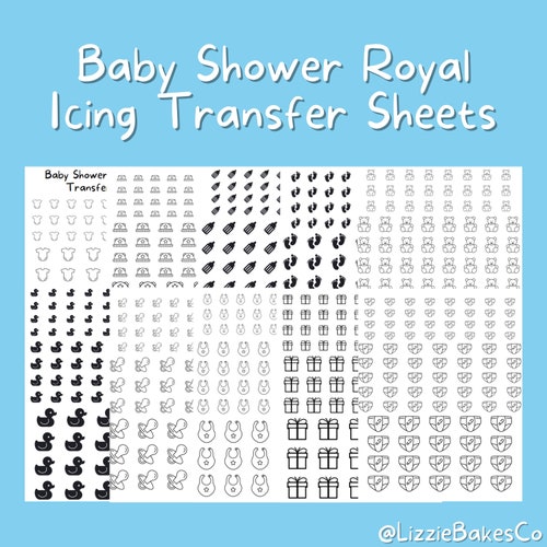 Fall Royal Icing Transfer Sheets Set of 10 Printable Sheets - Etsy
