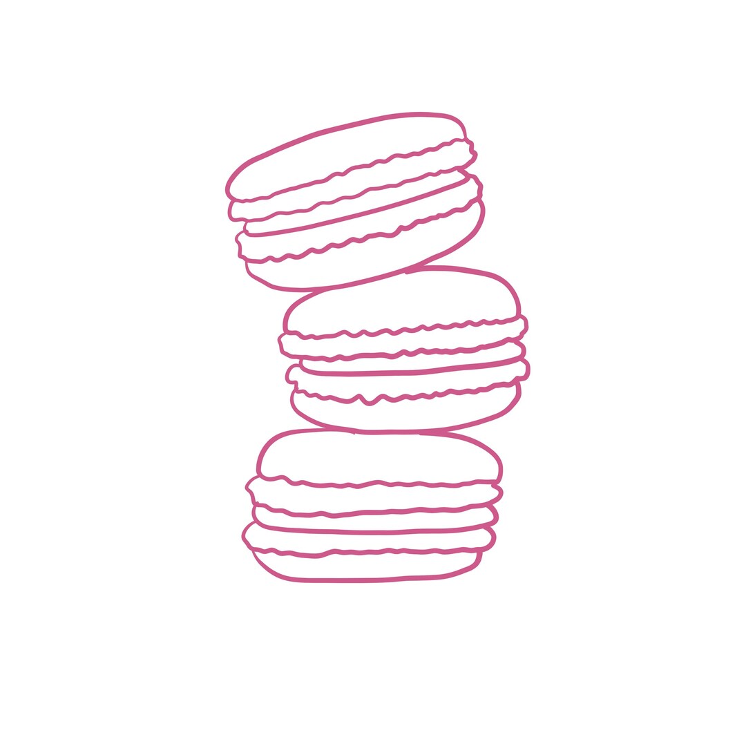 Macarons Cookie Cutter STL, Digital Downloads for Cookie Decorating, 3D Printed Cutters, Dessert ...