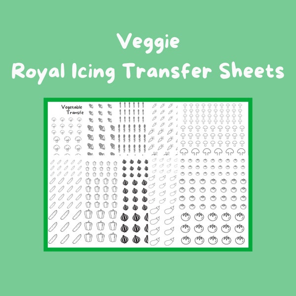 Royal Icing Vegetables - Etsy