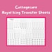 Cottagecore Royal Icing Transfer Sheets, Set of 10 Printable Sheets ...