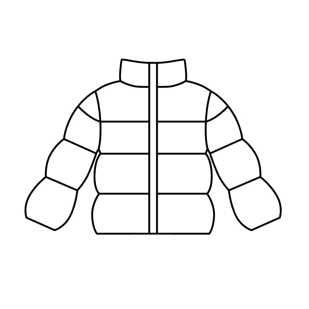 Puffer Jacket Cookie Cutter STL File, 3D Printed Cutters (digital ...