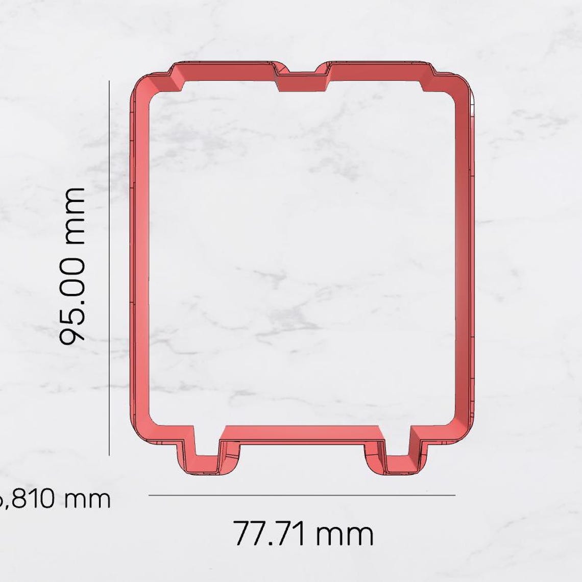 Oven Cookie Cutter STL, Digital Downloads for Cookie Decorating, 3D ...