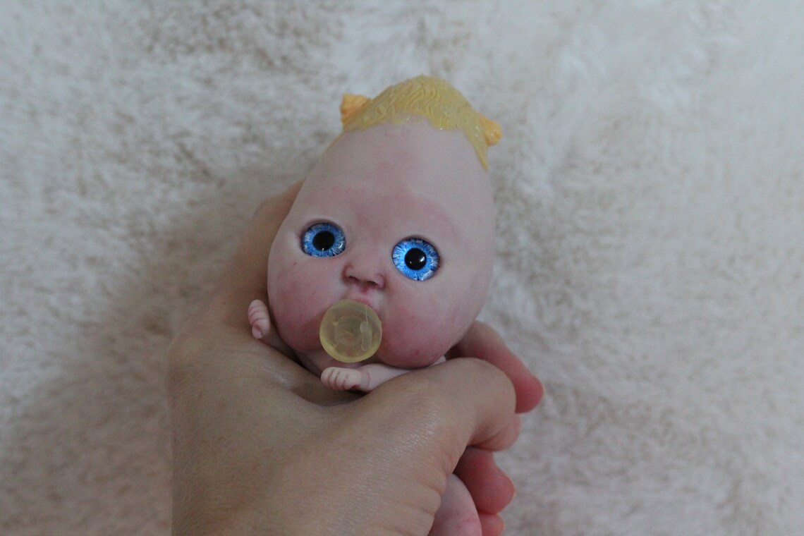 Solid Silicone Eggy Babyfantasy Babycute Creature blank or - Etsy