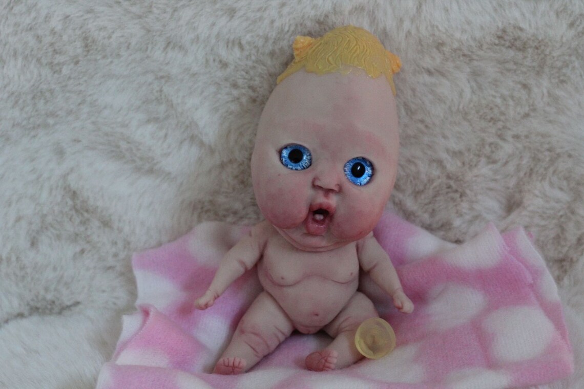 Solid Silicone Eggy Babyfantasy Babycute Creature blank or - Etsy