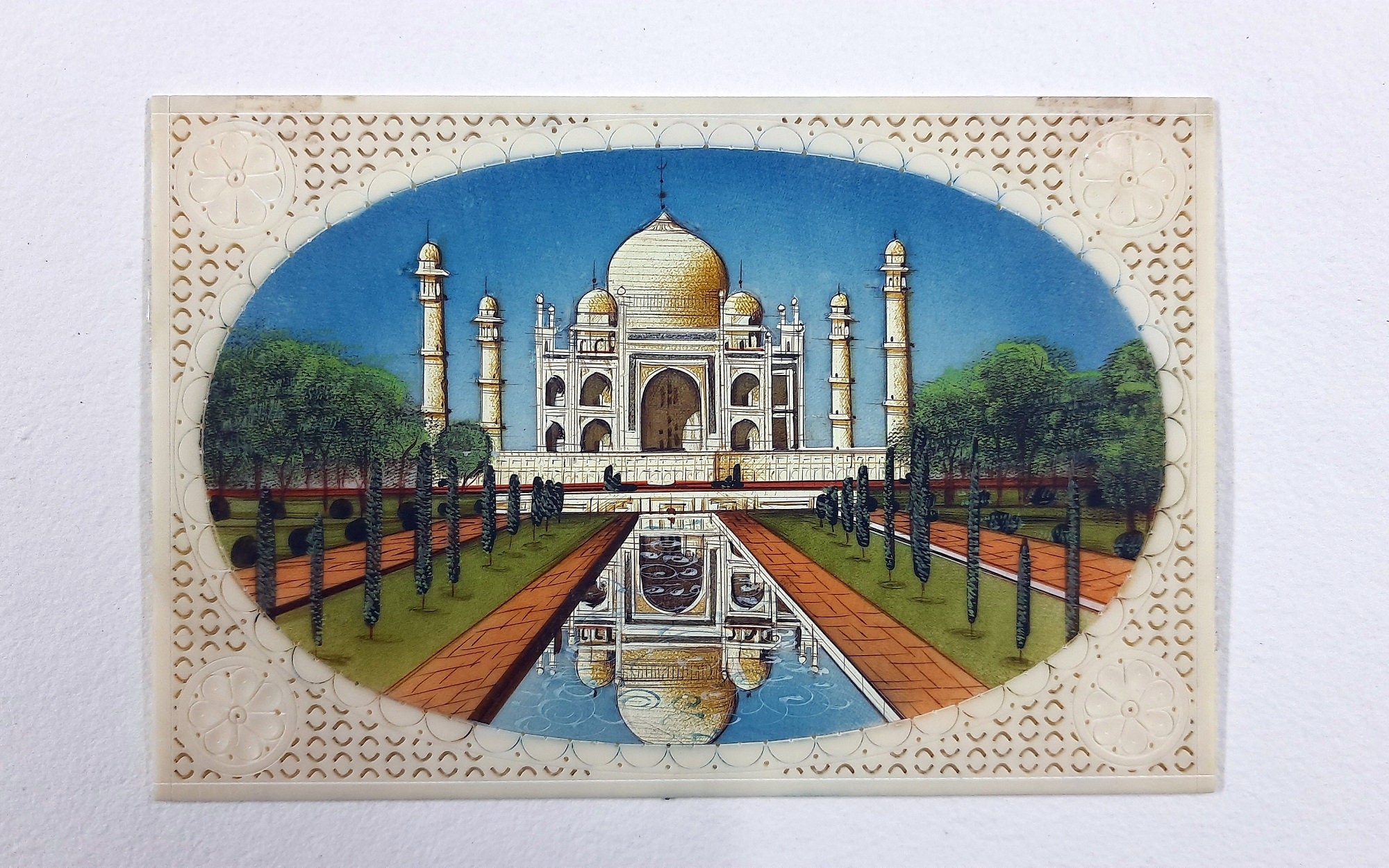 Taj Mahal Oil Painting