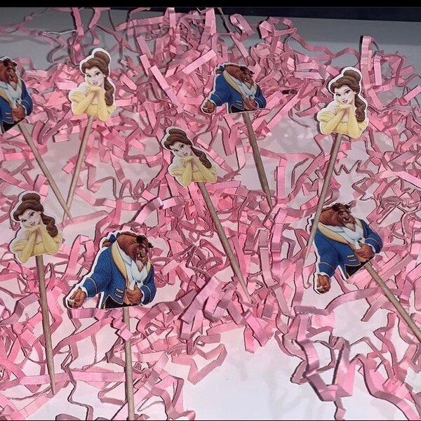 Character Cupcake Toppers - Etsy