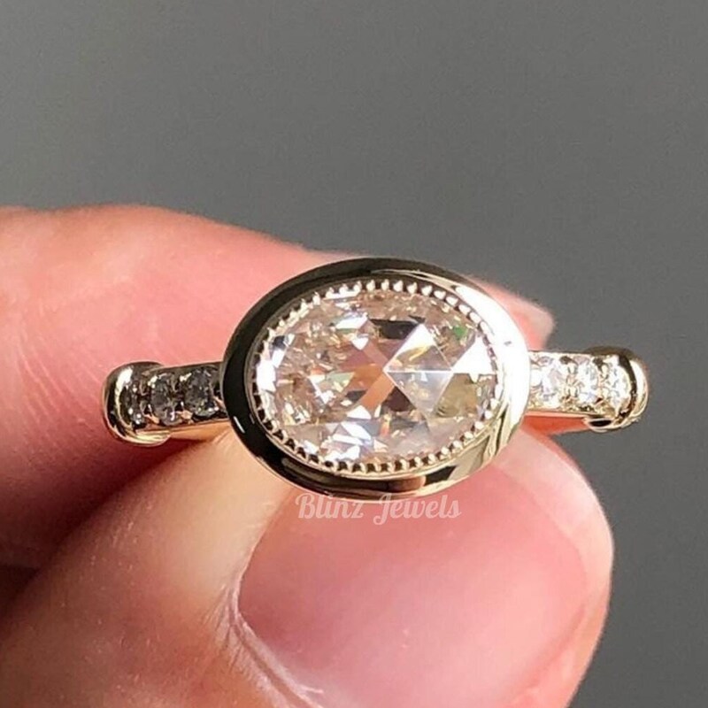 Milgrain Bezel Ring - Etsy