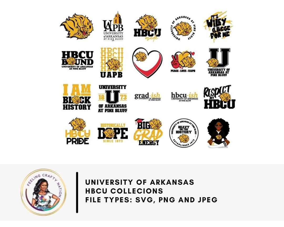 University of Arkansas at Pine Bluff, UAPB, Artwork HBCU Collection - Etsy