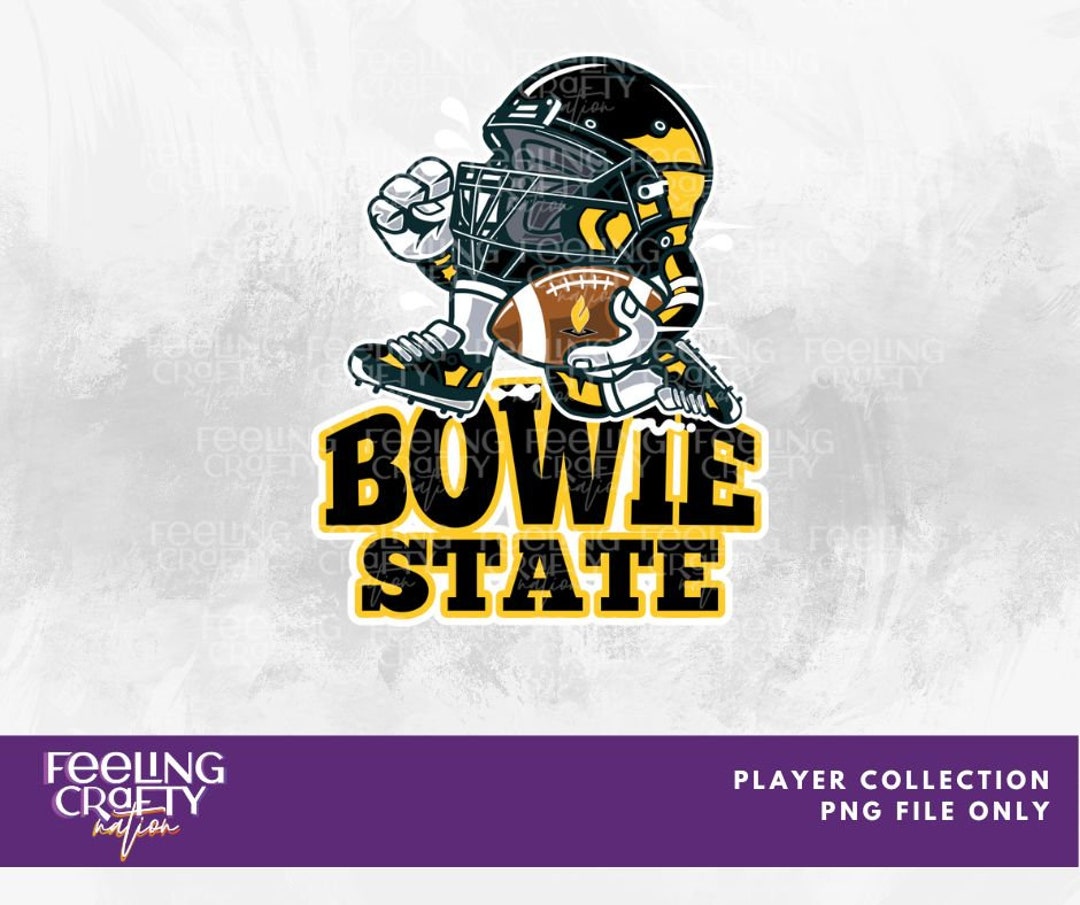 Bowie State Football Player Artwork, PNG File, HBCU, Art File, HBCU ...