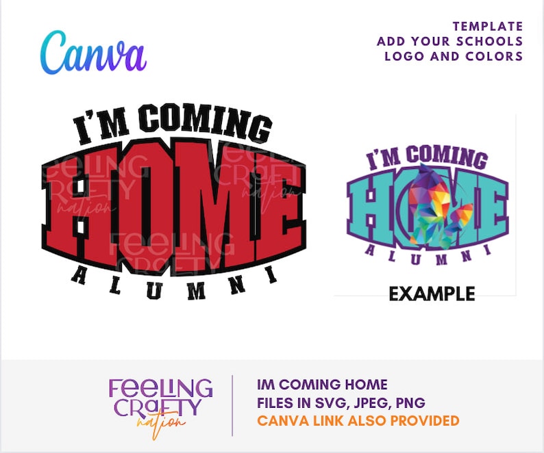Coming Home Alumni Canva Template Homecoming Bundle Artwork HBCU ...