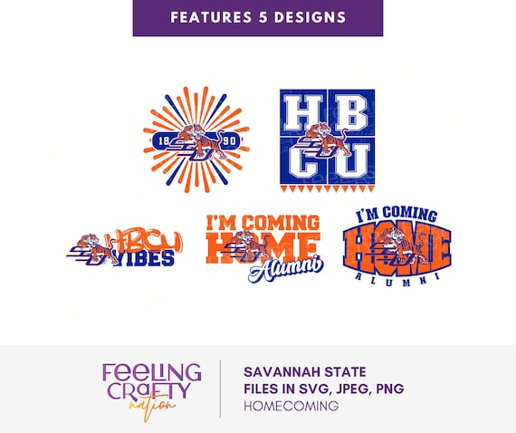 Savannah State University College Homecoming Bundle Artwork - Etsy