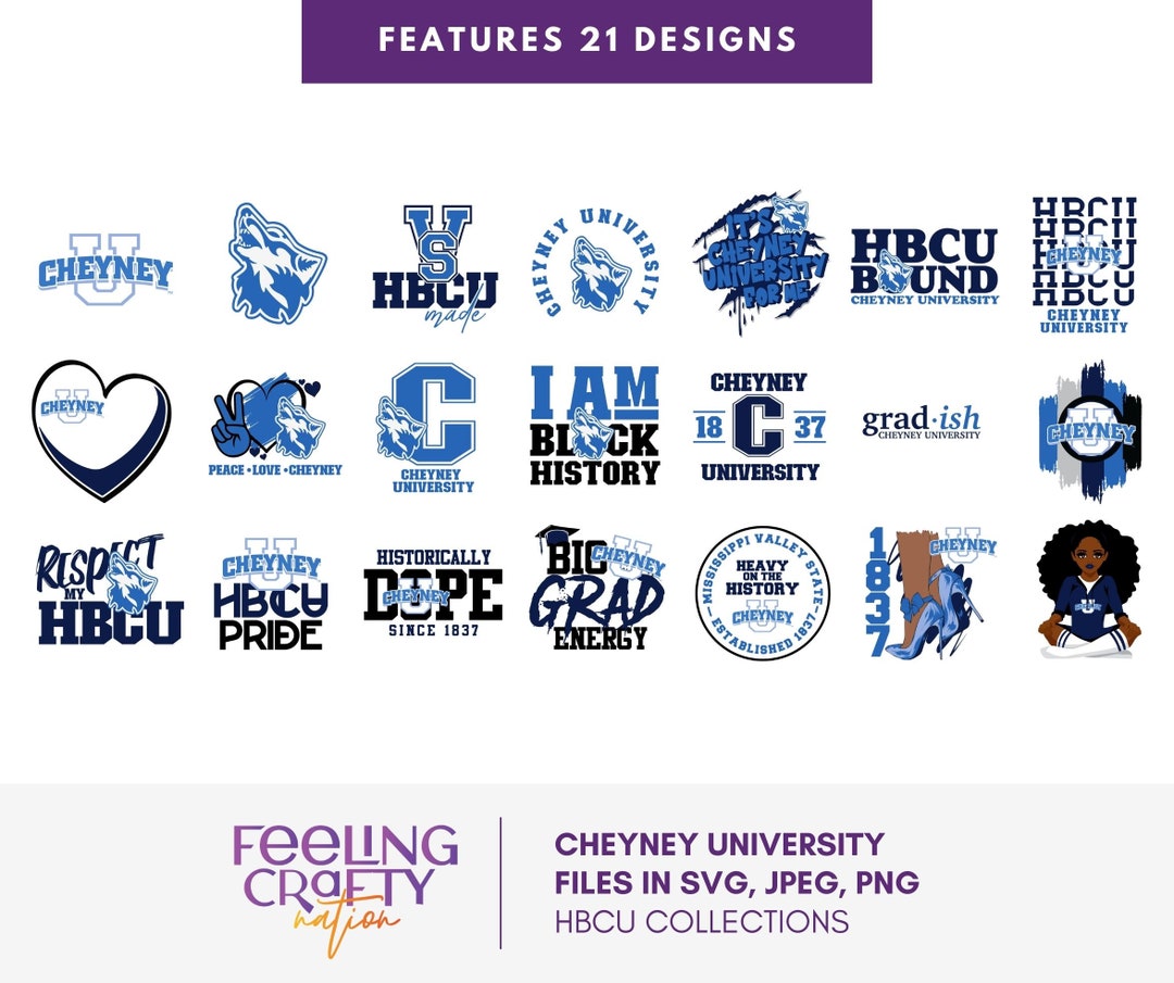 Cheyney University HBCU Collection, in Png, Svg, and Jpeg Files for ...