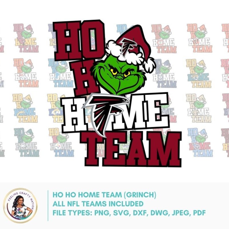 Grinch and Football Svg - Etsy