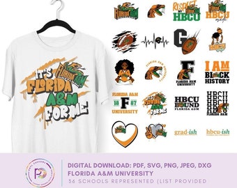Florida A&M University PNG Bundle, HBCU Collection, FAMU, Black History ...