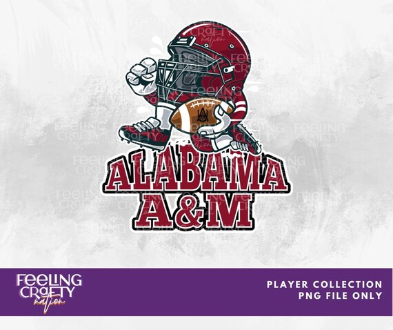 Alabama A&M Football Player Artwork PNG File HBCU Art File - Etsy