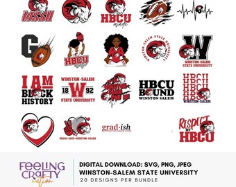 Wssu rams svg - Etsy.de